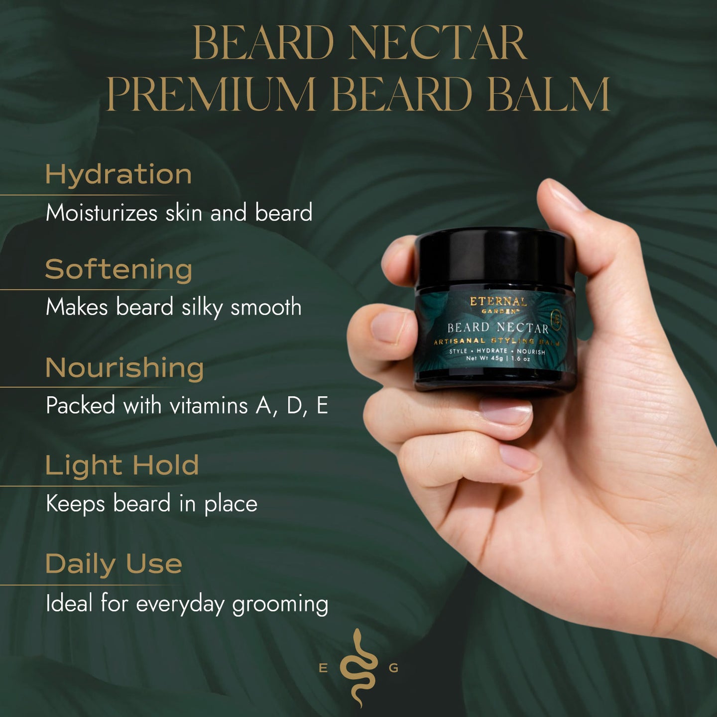 Eternal Garden | Beard Nectar - all natural beard balm